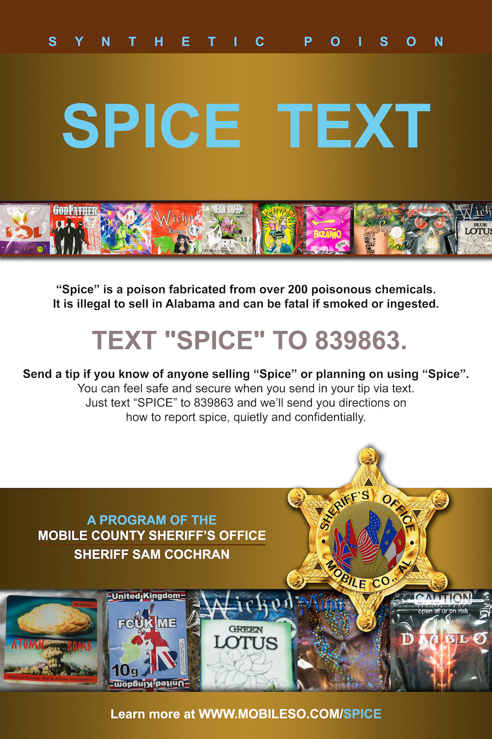 Spice | Mobile County Sheriff's Office